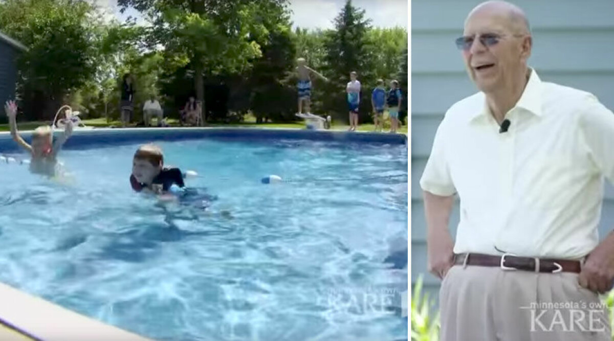 Keith Davison byggde pool till grannbarnen | MåBra